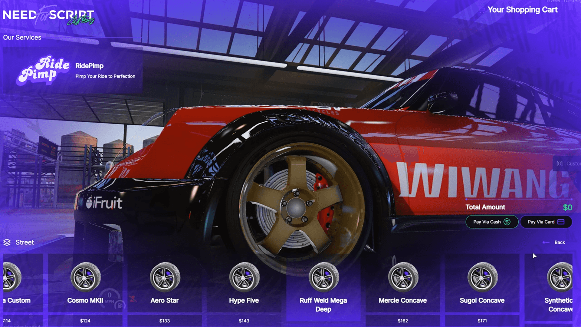 Fivem Customs - NeedForScript