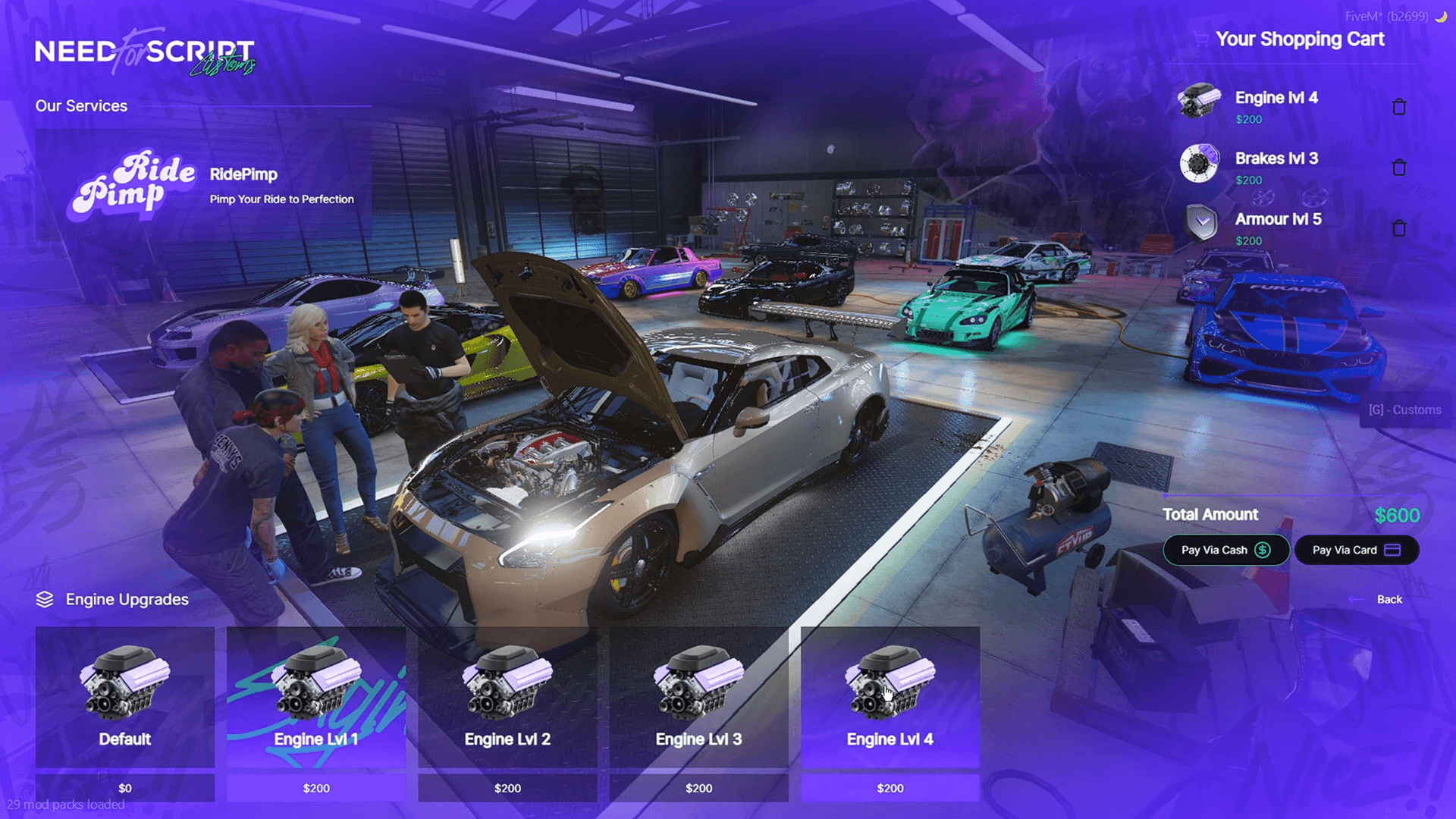 Fivem Customs - NeedForScript