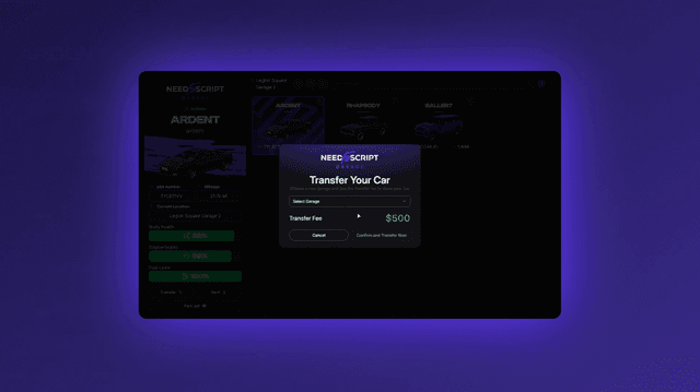 FiveM Garage Script | Police Garage | ESX QBCore QBox OXCore | Vehicle ...