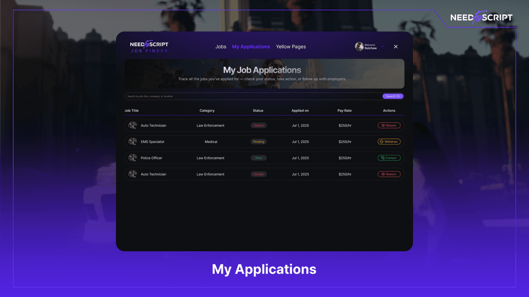 FiveM Jobs Script | Job Management + Yellow Pages | ESX QBCore QBox
