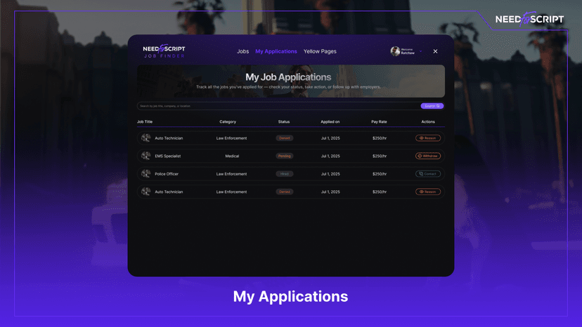 FiveM Jobs Script | Job Management + Yellow Pages | ESX QBCore QBox